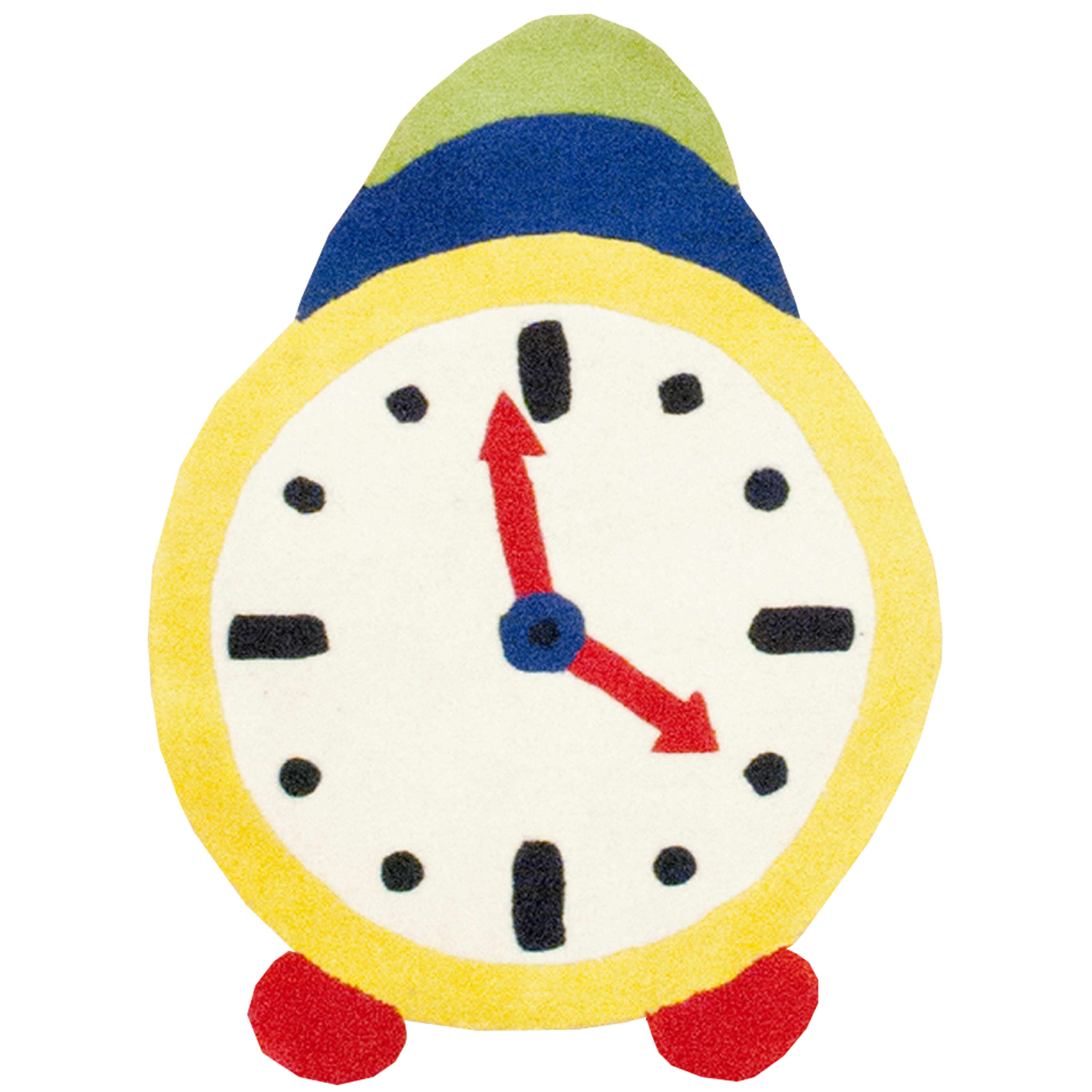 Indo Hand-tufted Clock Wool Rug (2'8 x 3'8) - Herat Oriental Rugs